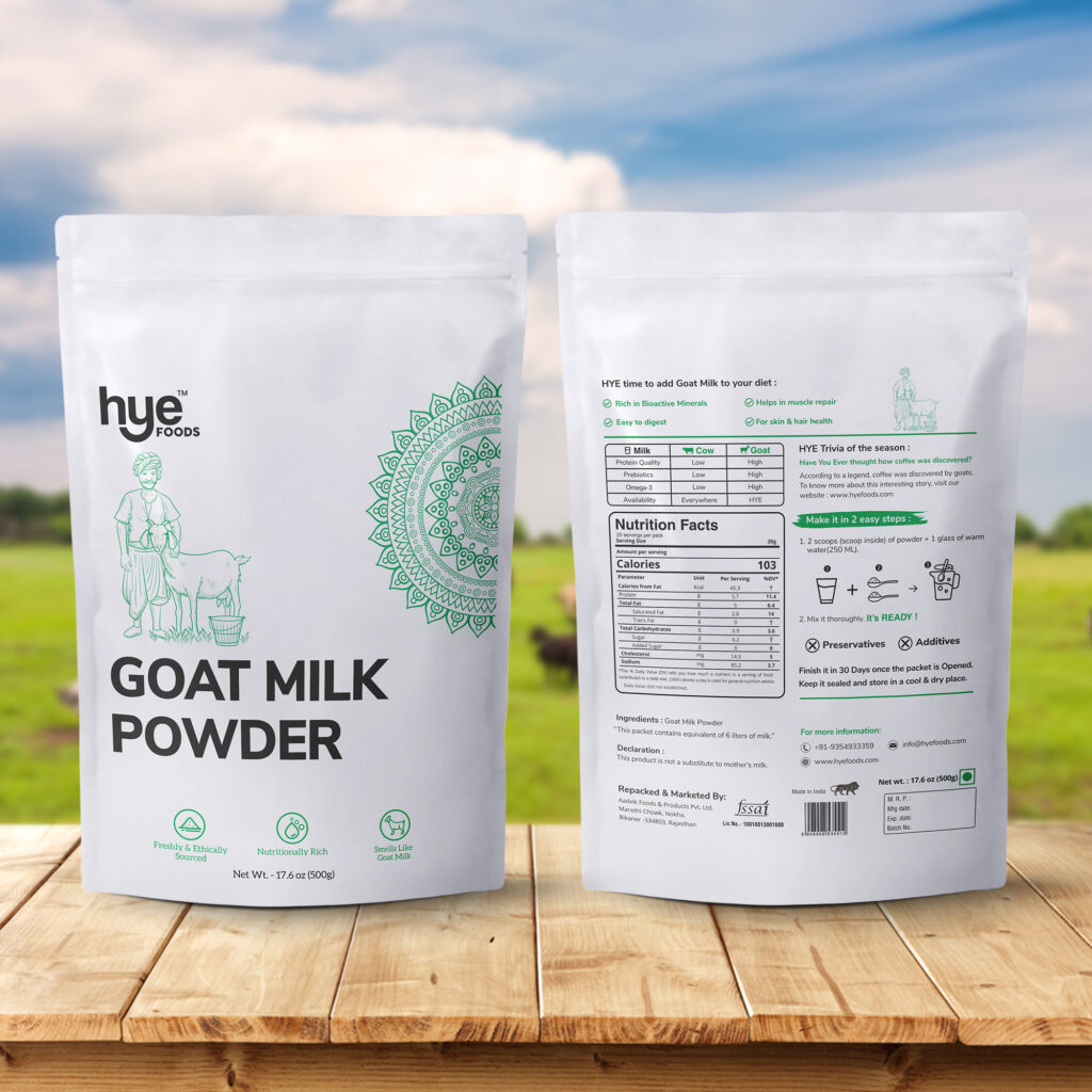 Hye Goat Milk Powder 500g - Hye Foods